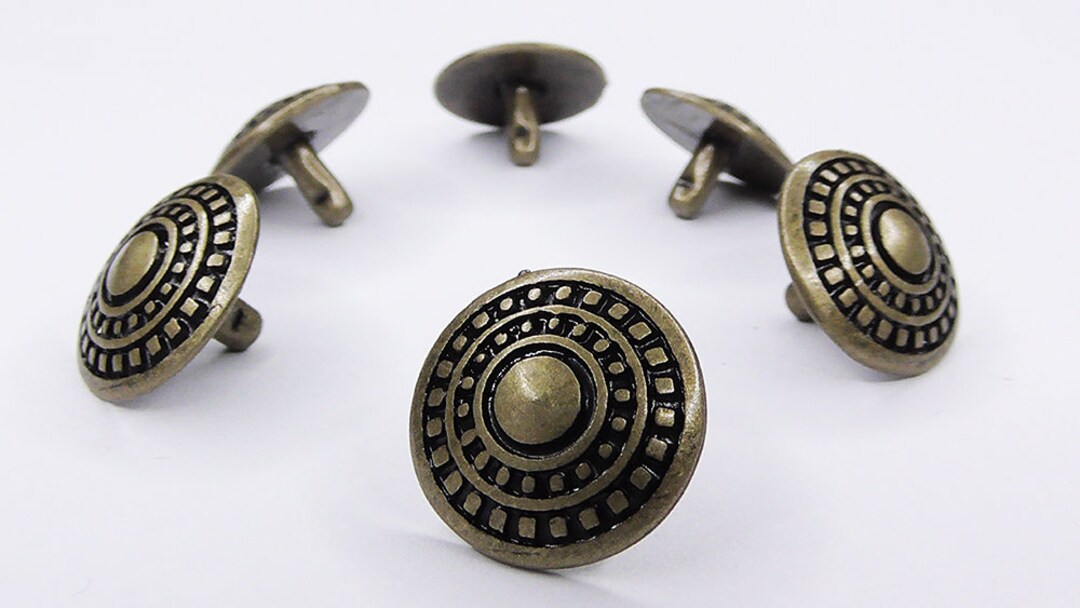 12 Decorative Rivets ATLANTIS CONE RIVET-12 Old Brass Rivet - Etsy