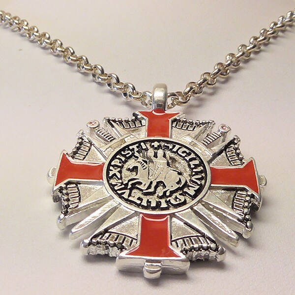 Knights Templar Pendant - Etsy