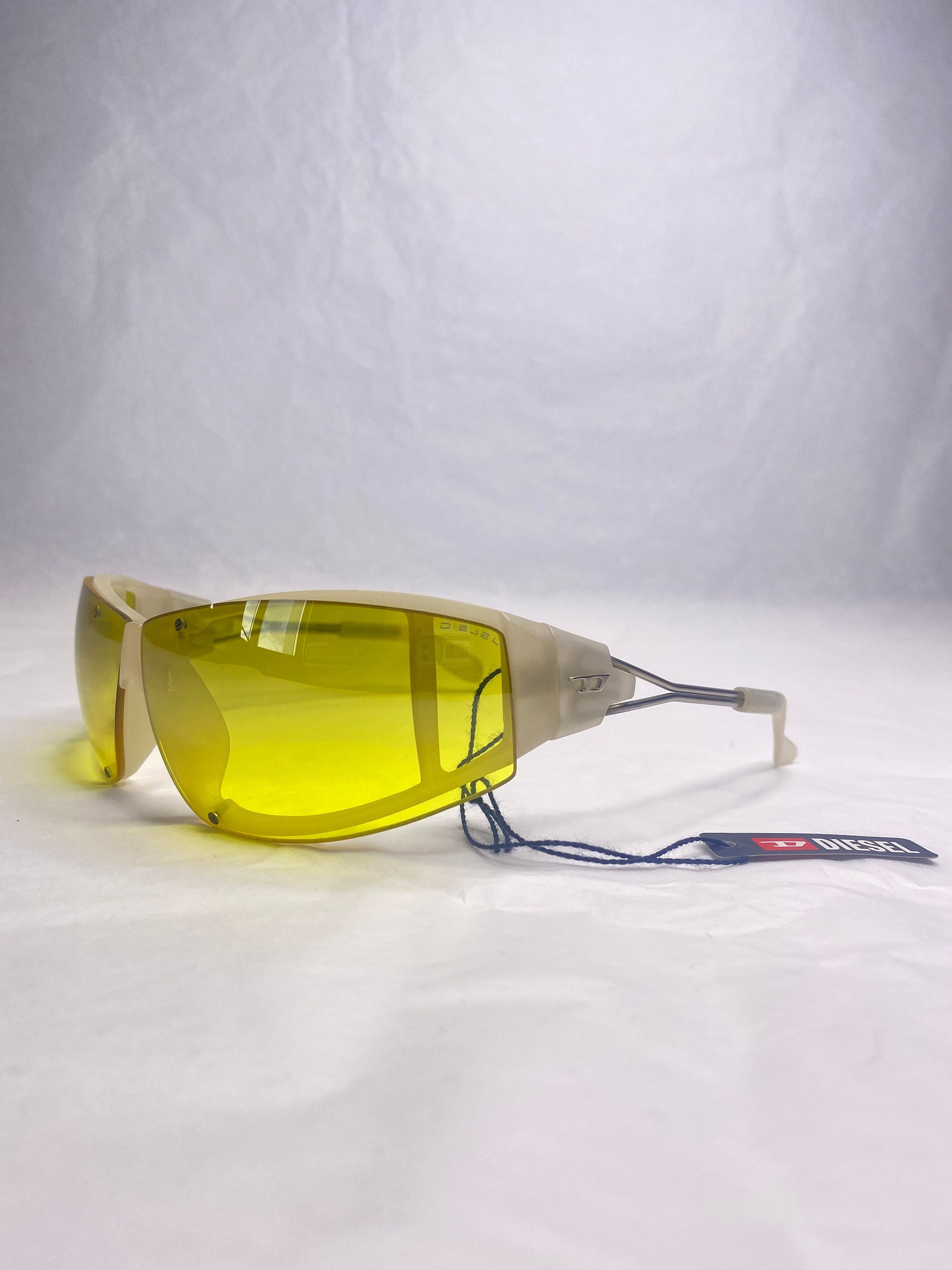 Diesel Clear Sunglasses / Yellow Lenses / Jambo - Etsy Diesel Clear Sunglasses / Yellow Lenses / Jambo - Etsy