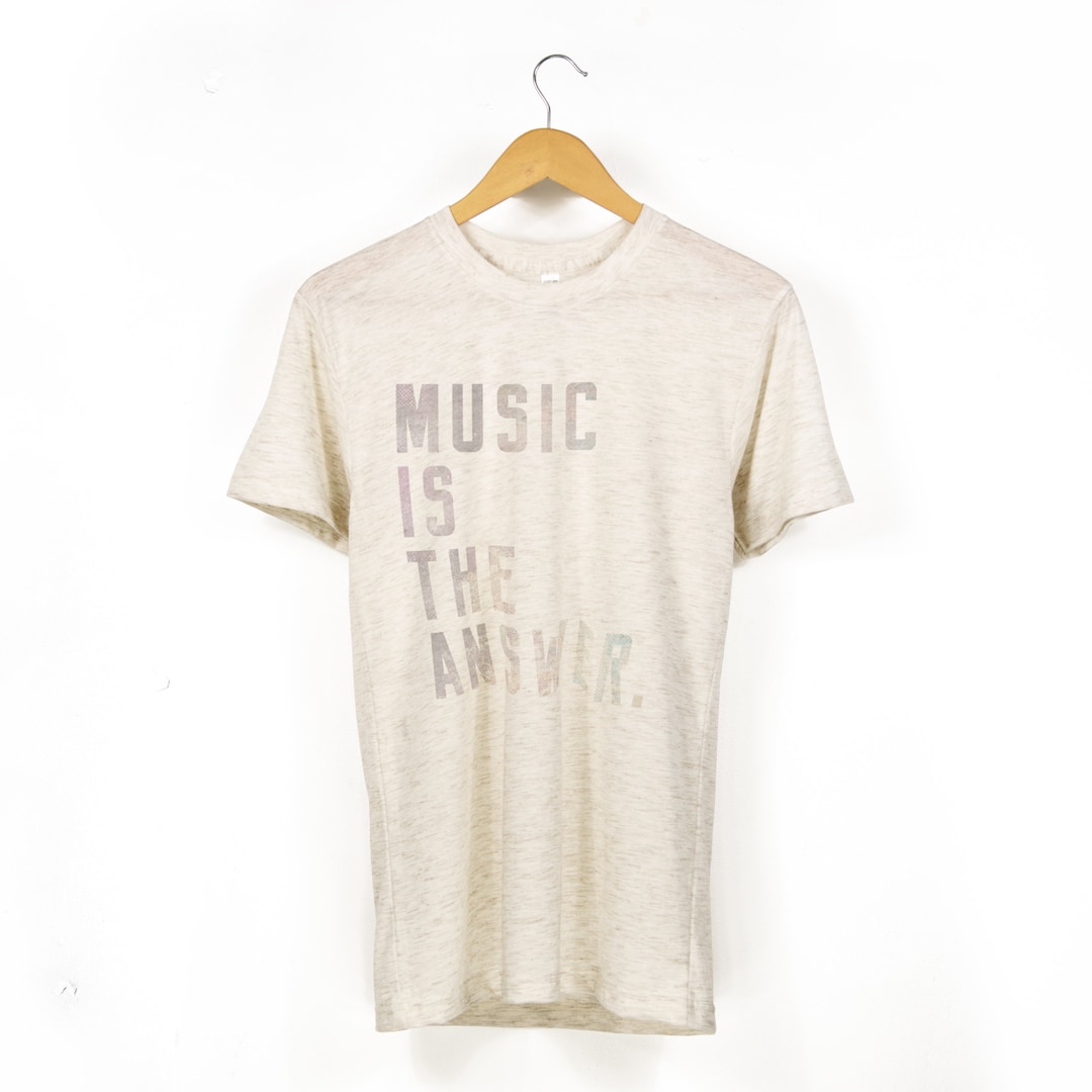 Men's 'music is the Answer' T-shirt - Etsy