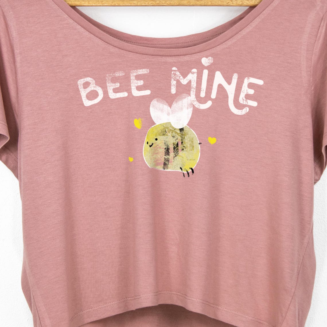 Women's Bee Print Oversized Scoop Neck Top | 'bee Mine' Cute Flowy ...