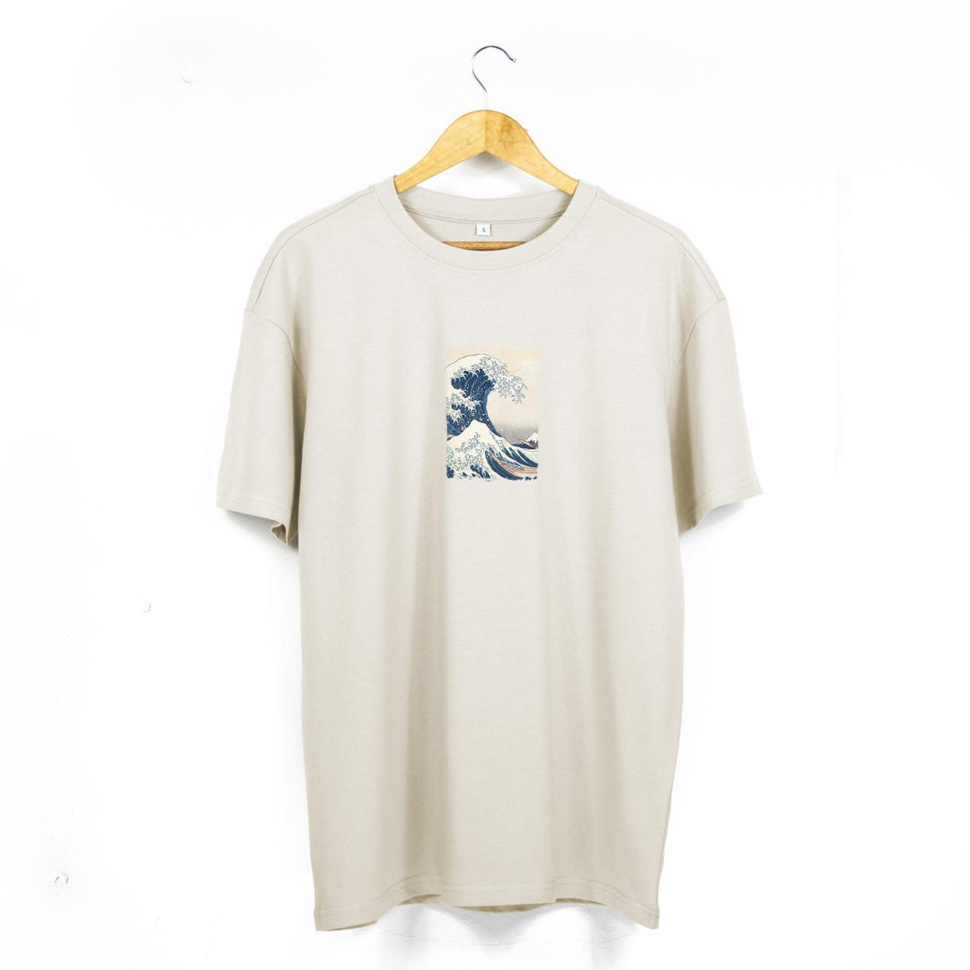 Unisex Oversized T Shirt With Japanese Wave Art | the Great Wave off ...