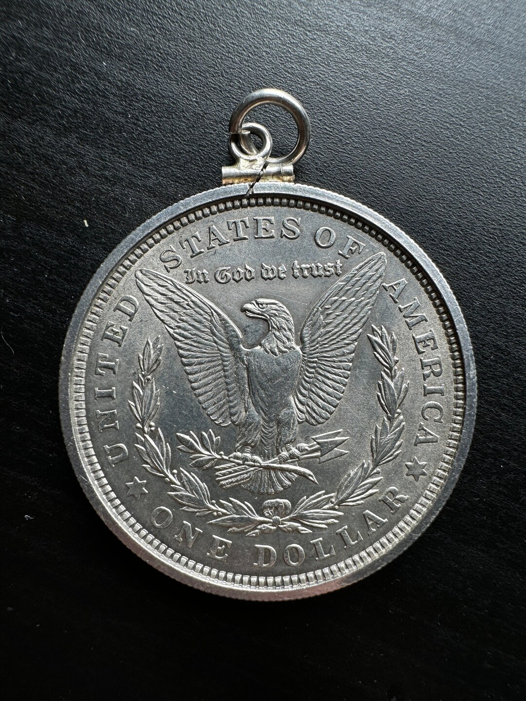 Vintage 1921 Morgan Silver Dollar Pendant - Etsy