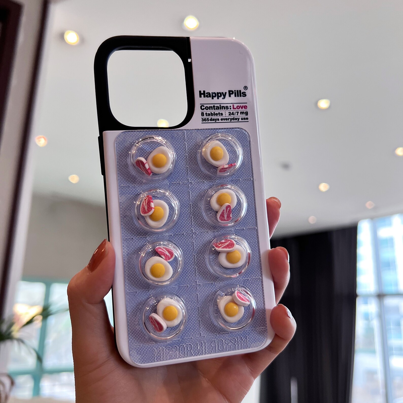 Happy Pill Breakfast, Eggs, Bacon Pill Phone Cases - Etsy