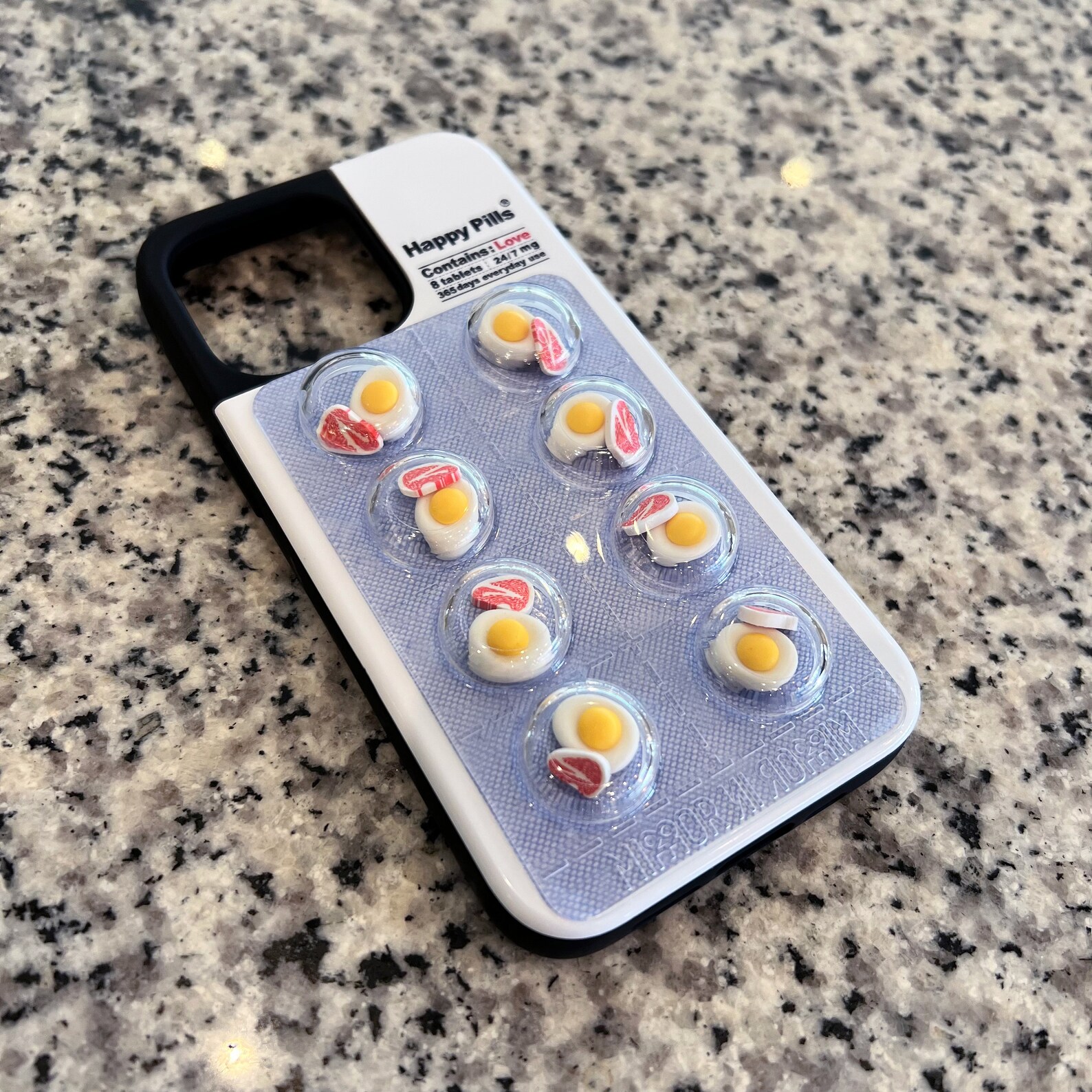 Happy Pill Breakfast, Eggs, Bacon Pill Phone Cases - Etsy