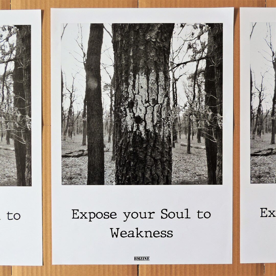 Expose Your Soul to Weakness Poster A3 - Etsy