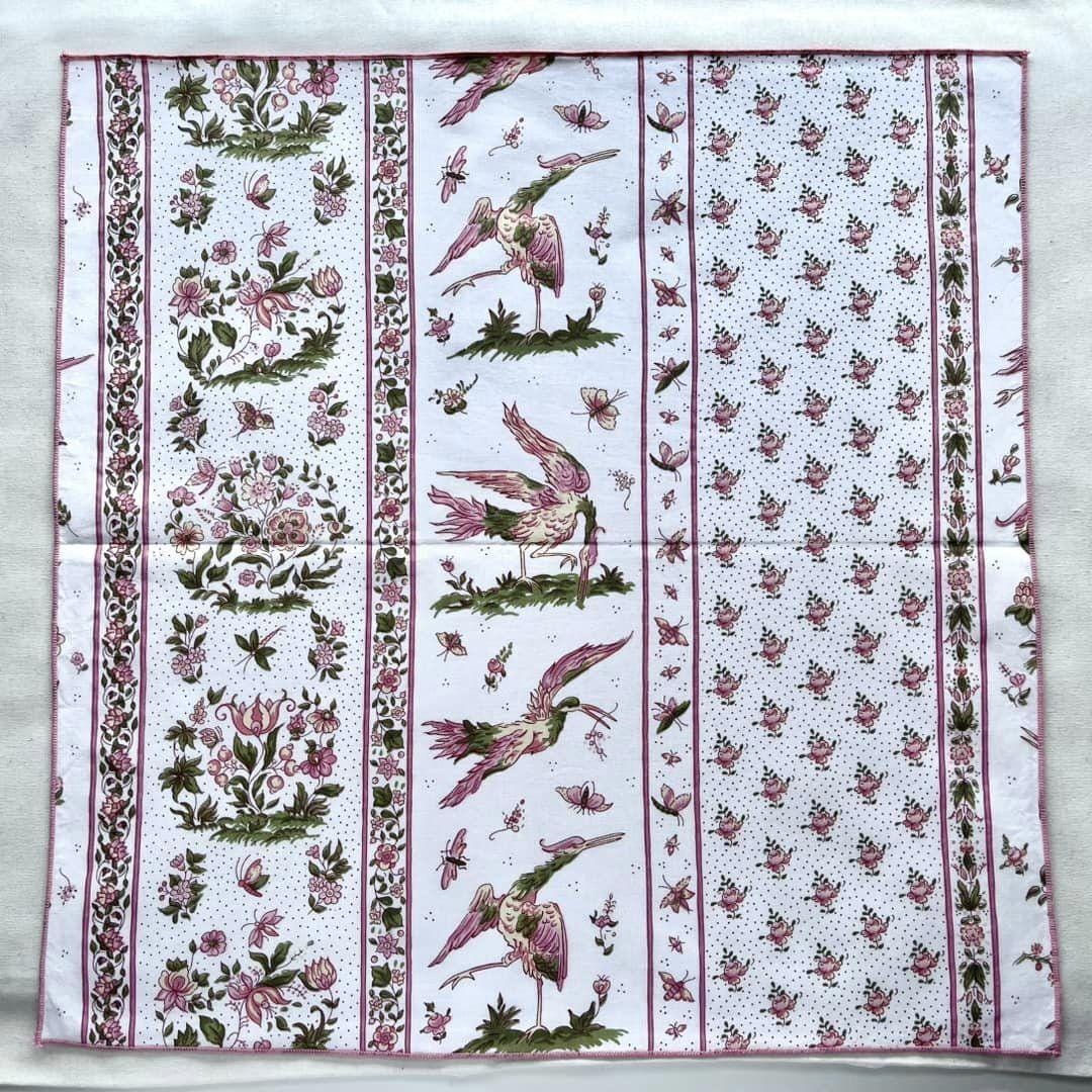 Vintage Bird Handkerchief / Animal Handkerchief / Nature Handkerchief ...