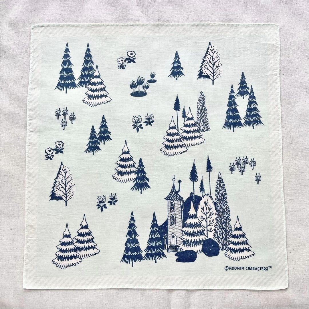 Vintage Moomins Handkerchief - Etsy