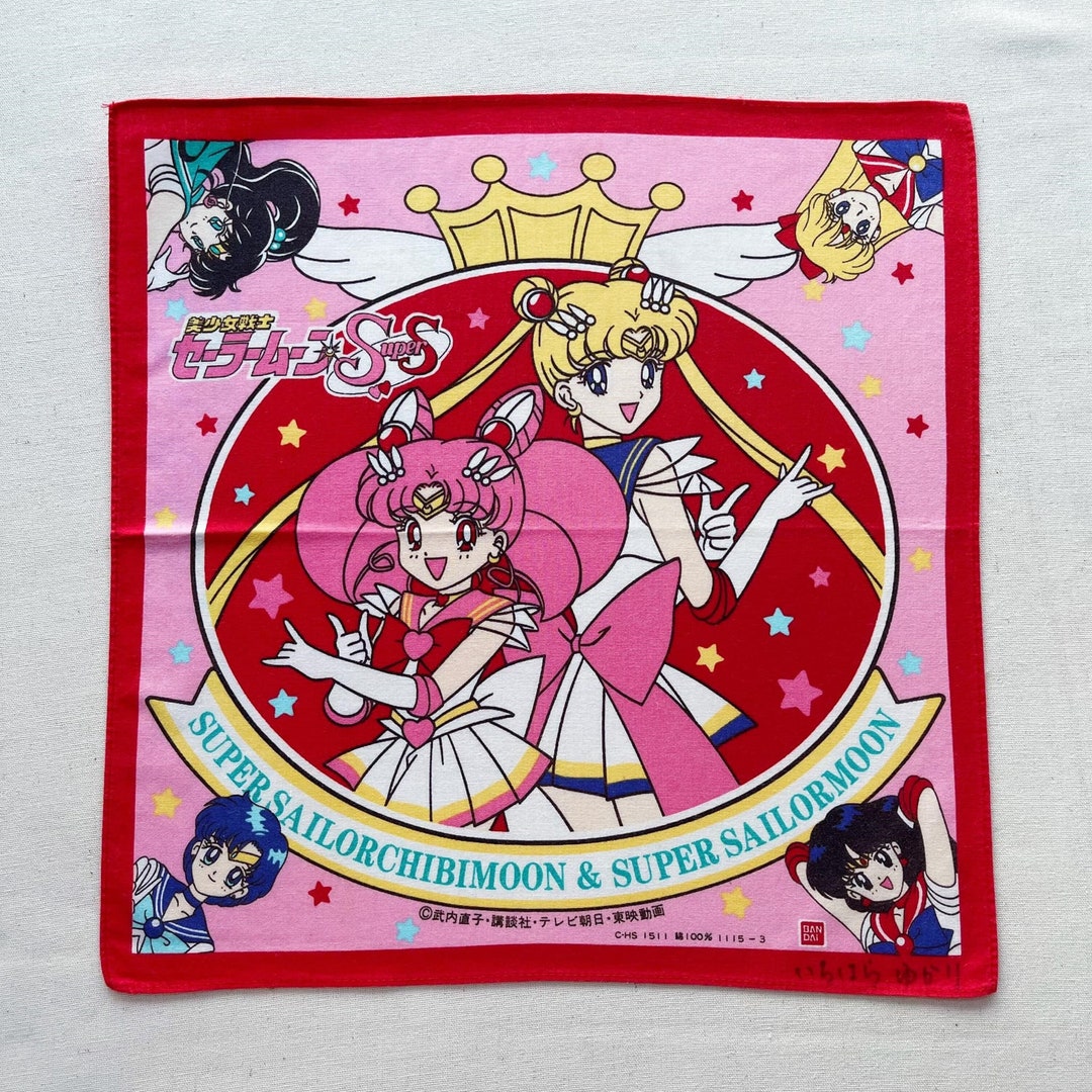 Vintage Sailor Moon Handkerchief - Etsy