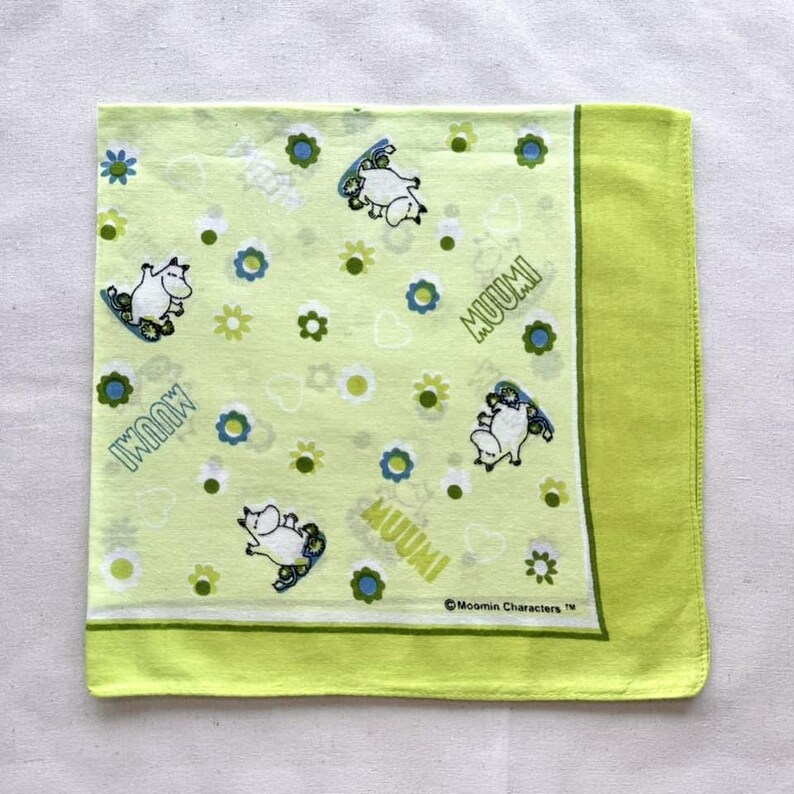 Vintage Moomins Handkerchief - Etsy