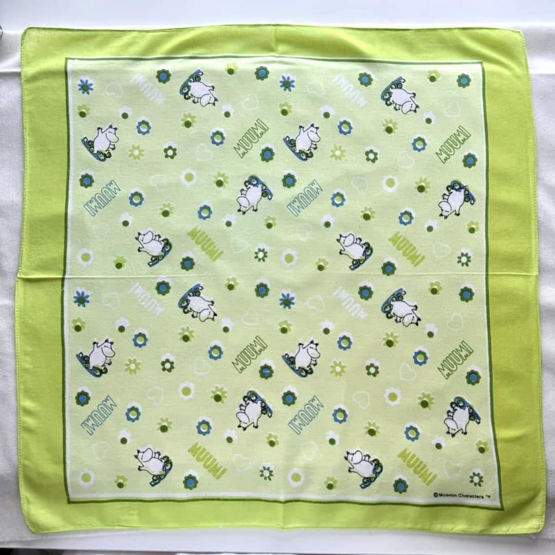 Vintage Moomins Handkerchief - Etsy