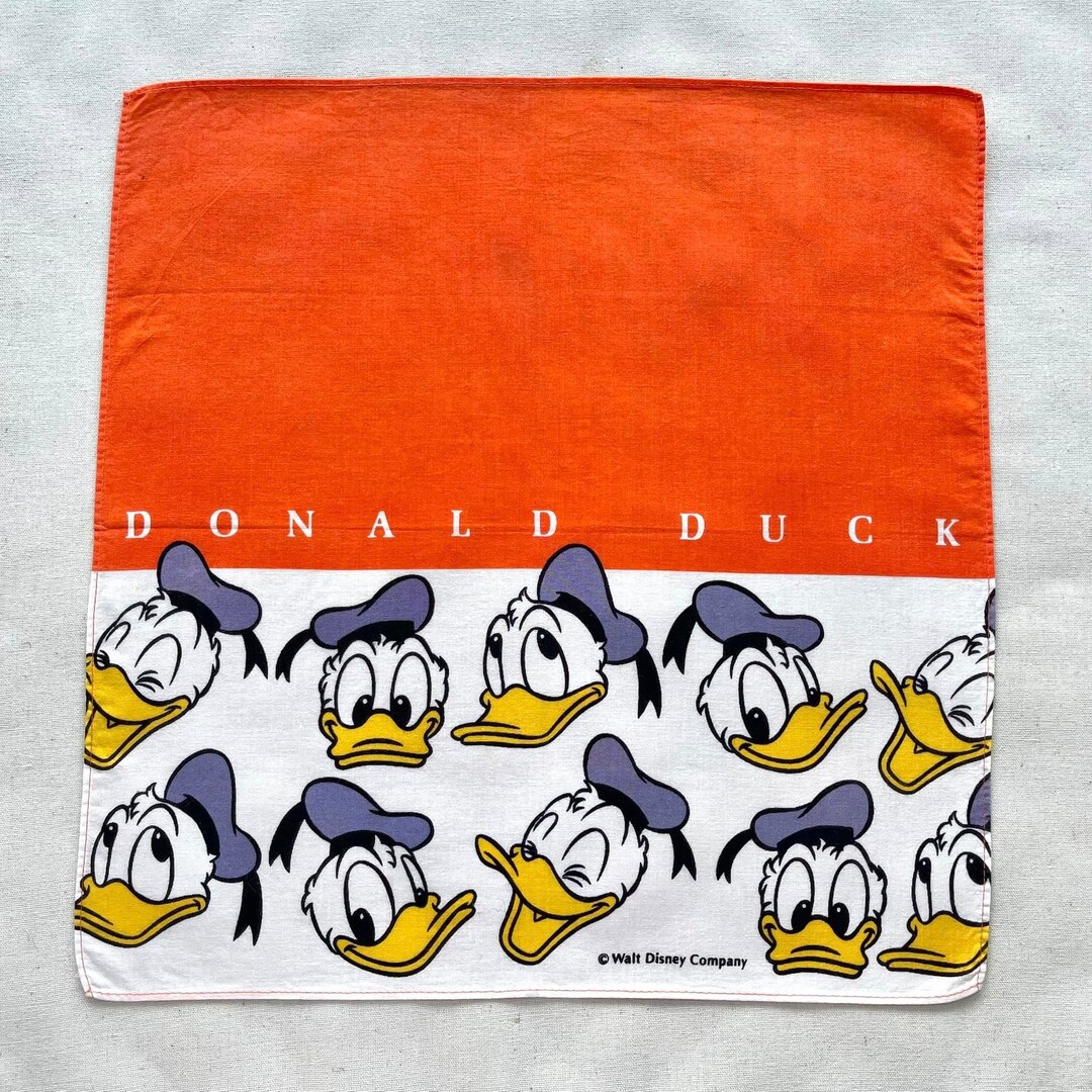 Vintage Donald Duck Handkerchief - Etsy