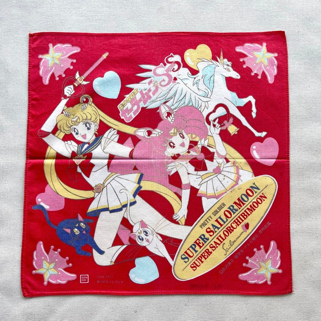 Vintage 90s Sailor Moon Handkerchief - Etsy