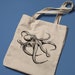 Octopus Tote Bag | Ocean Canvas Bag | Octopus Illustration | Ocean ...