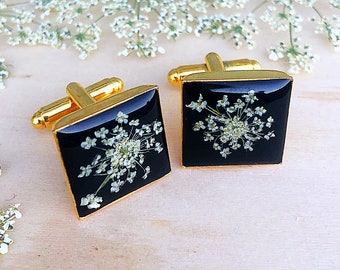 Flower Cufflinks | Etsy