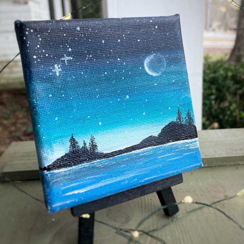4x4 Painting - Etsy