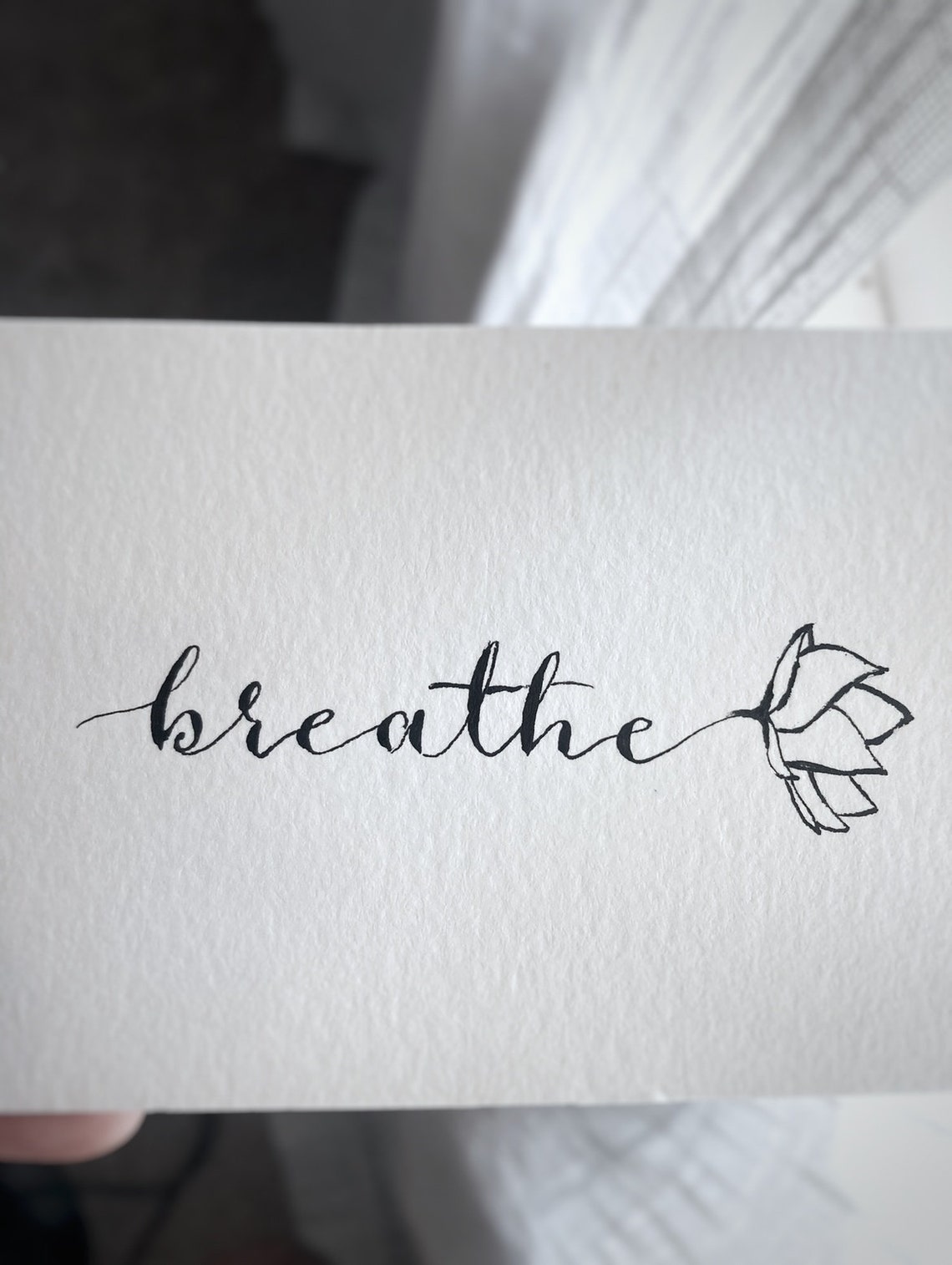 Custom Calligraphy Tattoo Listing // Handwritten Tattoo // Customizable ...