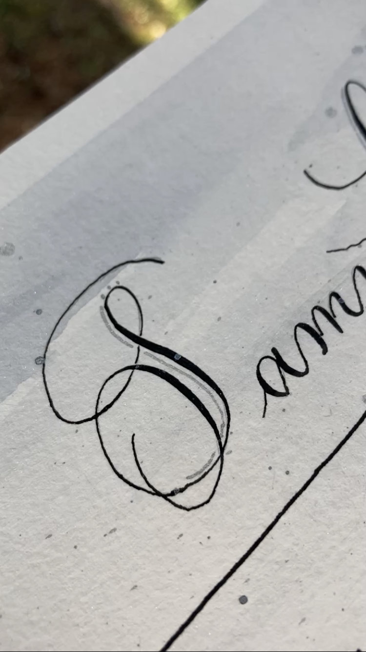 Custom Calligraphy // Personalized Handwritten Quote, Poem, Wedding ...
