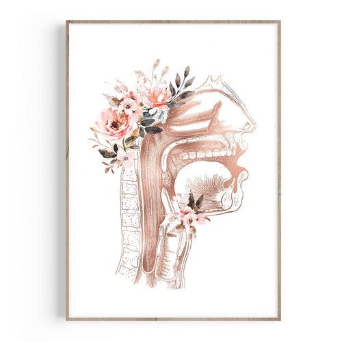 SLP Art Print Speech Therapist Office Decor Speech Therapy - Etsy