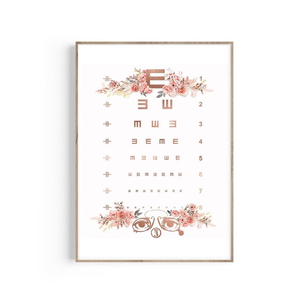 Eye Chart Print - Etsy