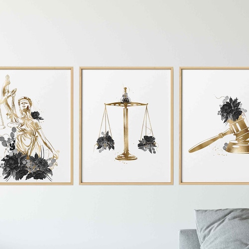 Lawyer Office Decor Scales of Justice Law School Graduation - Etsy