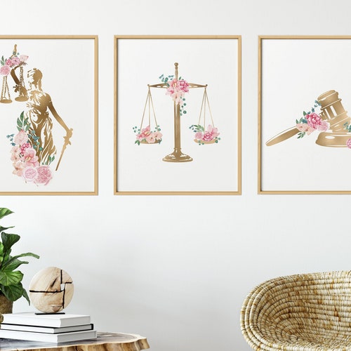 Lawyer Office Decor Scales of Justice Law School Graduation - Etsy