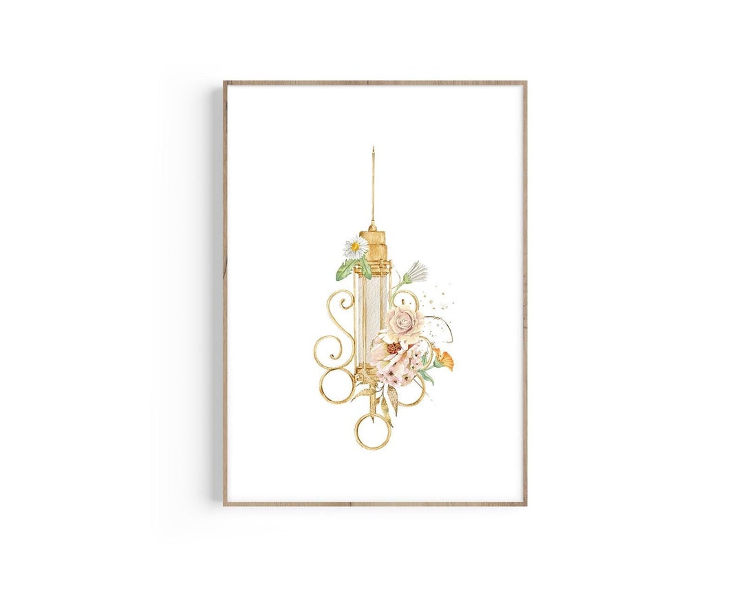 Vintage Syringe Print, Medical Art Print, Nurse Gift, Doctor Gift ...