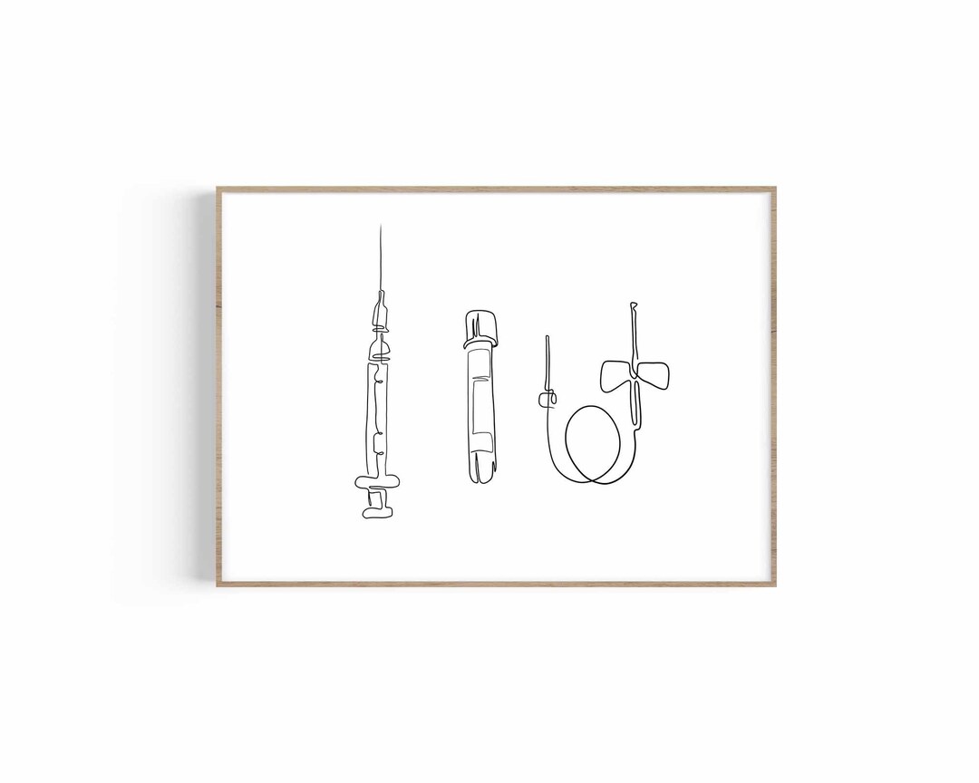 Phlebotomist Art Draw Blood Arm Veins Nurse Gift - Etsy