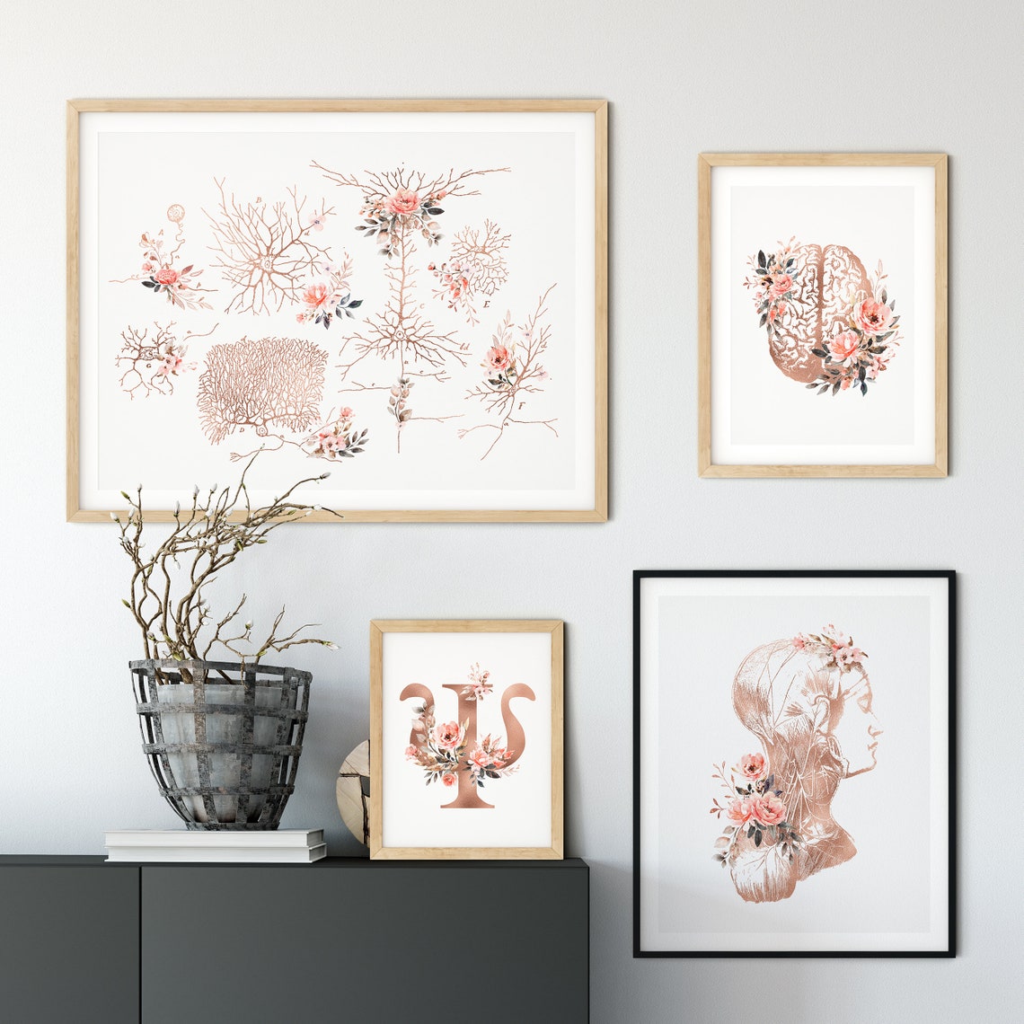 Psi Symbol Art Psychology Symbol Print Psychotherapist Gift | Etsy