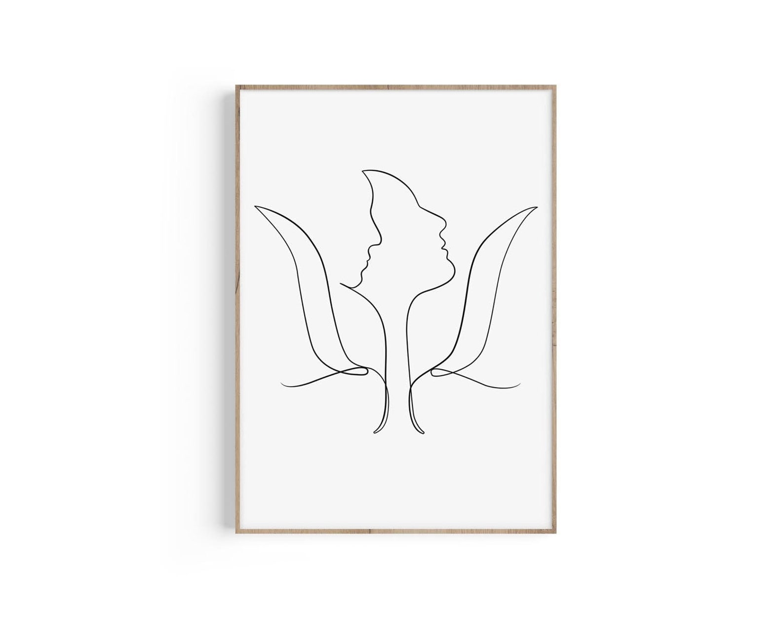 PSI One Line Art Print Psychology Art Psychology Symbol - Etsy