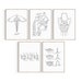 SLP Office Decor: Continuous Line Art Prints (digital Download) - Etsy