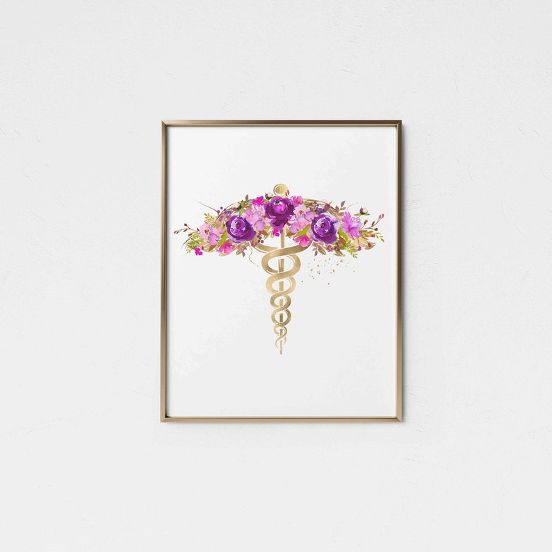 Doctor Office Decor Medical Art Set Doctor Graduation Gift | Etsy