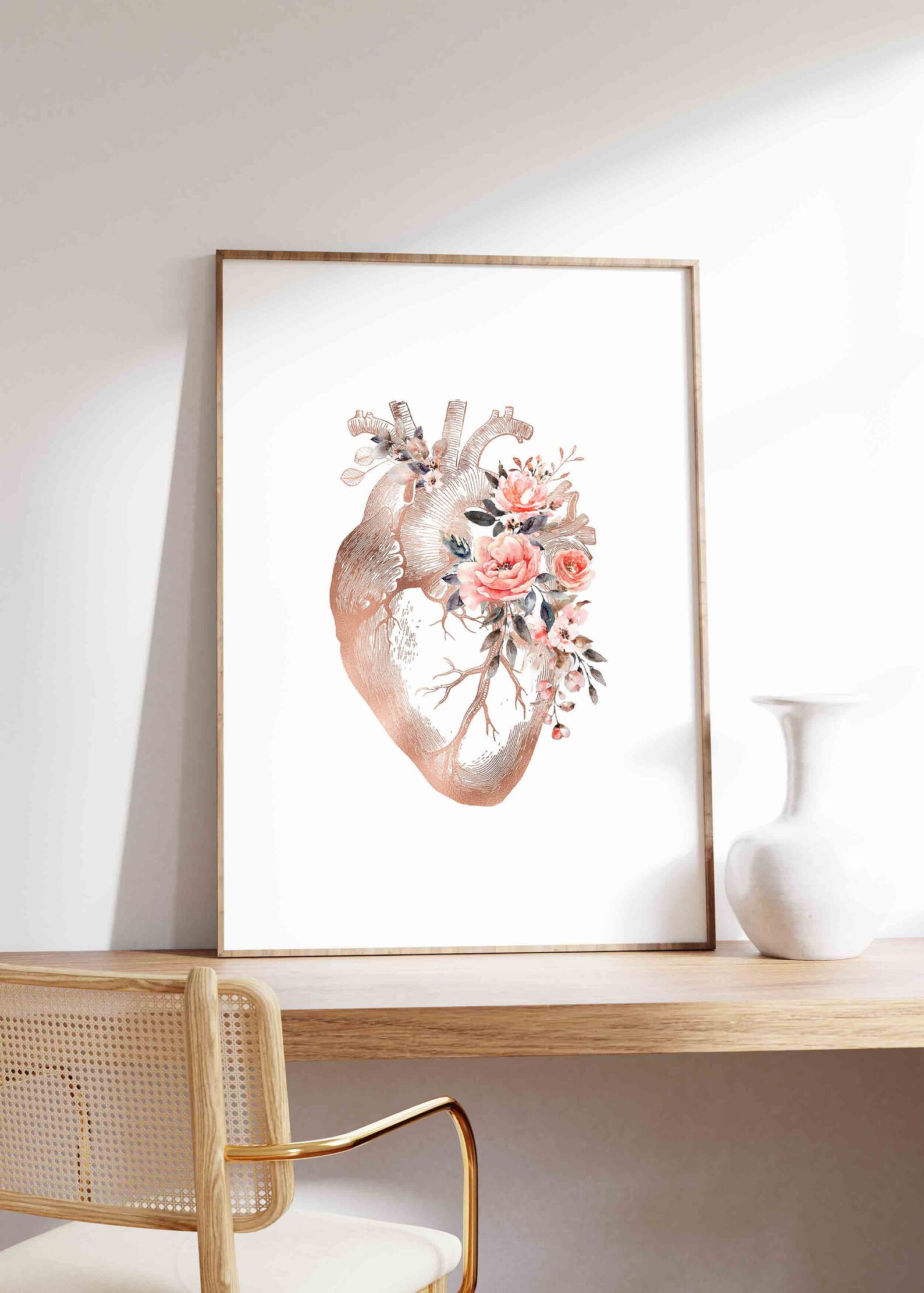 Heart Anatomy Print Heart Anatomy Poster Anatomical Heart - Etsy