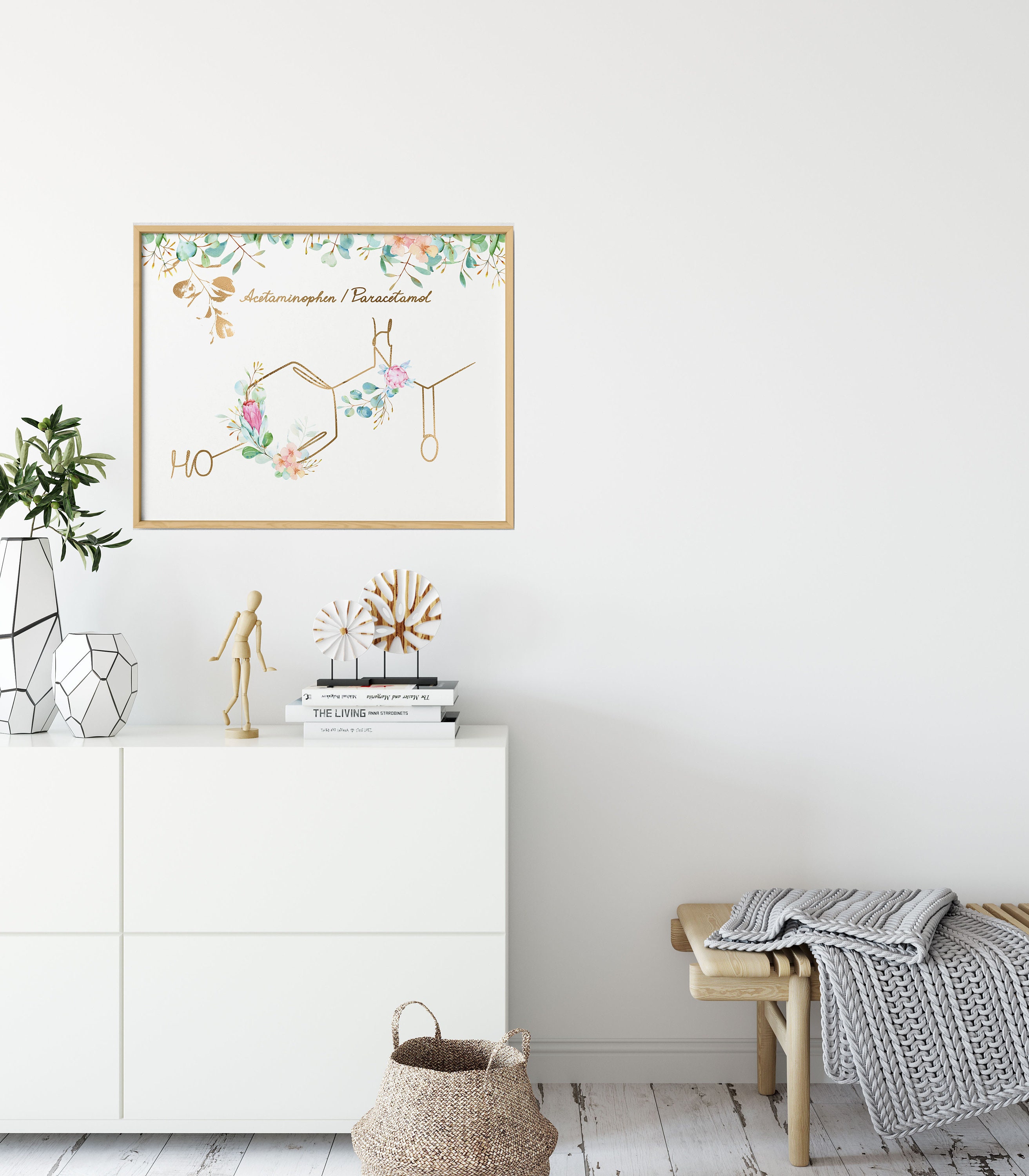 Acetaminophen Paracetamol Molecule One Line Art Nurse Gift | Etsy Canada