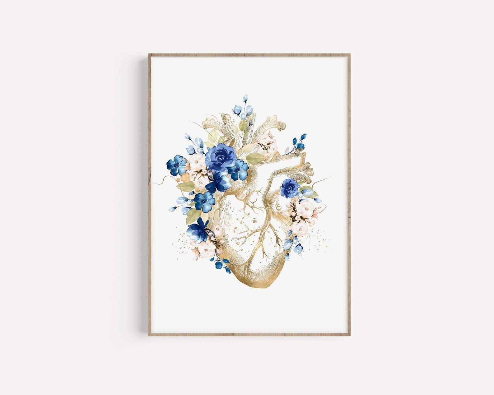 Heart Anatomy Print Heart Anatomy Poster Anatomical Heart - Etsy