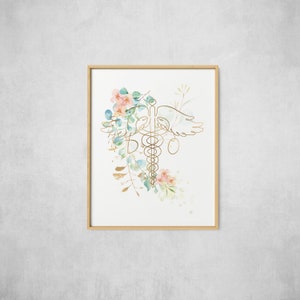 Doctor Osteopathy DO Office Decor Medical Art Prints Doctor | Etsy