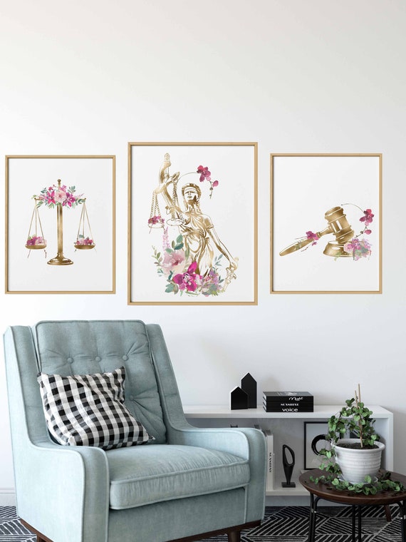 Law Office Decor Lawyer Gift Law School Graduation Gift | Etsy