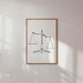 Scales of Justice One Line Art Attorney Print Lawyer Gift - Etsy