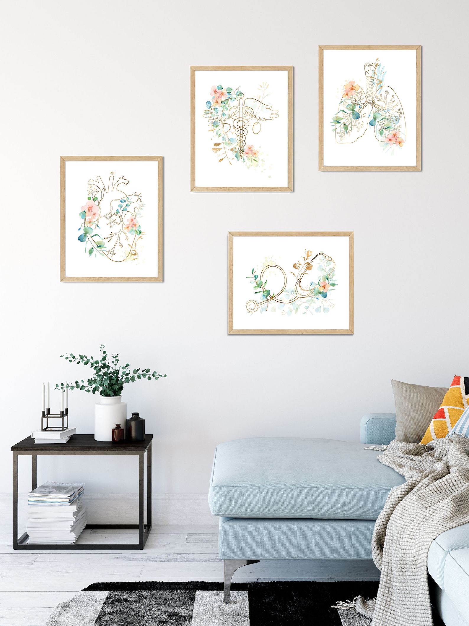 Doctor Osteopathy DO Office Decor Medical Art Prints Doctor | Etsy