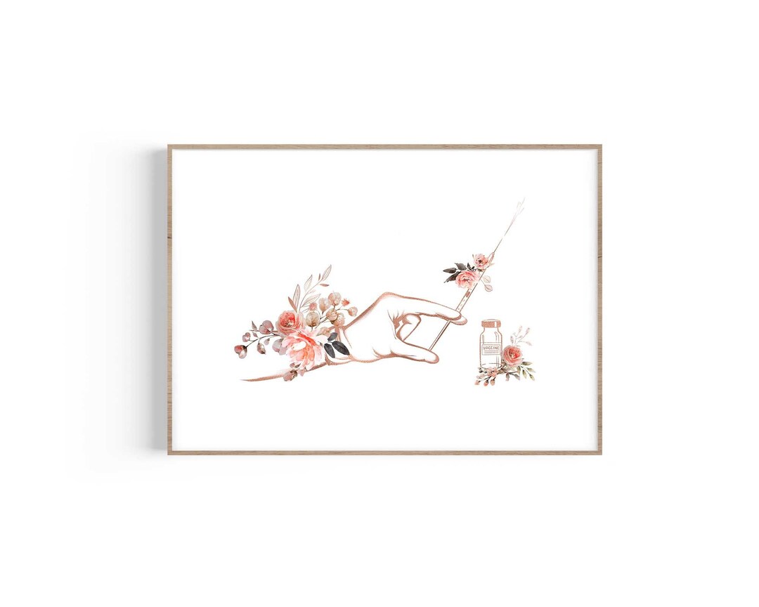 Syringe Print Medical Art Print Nurse Gift Doctor Gift - Etsy