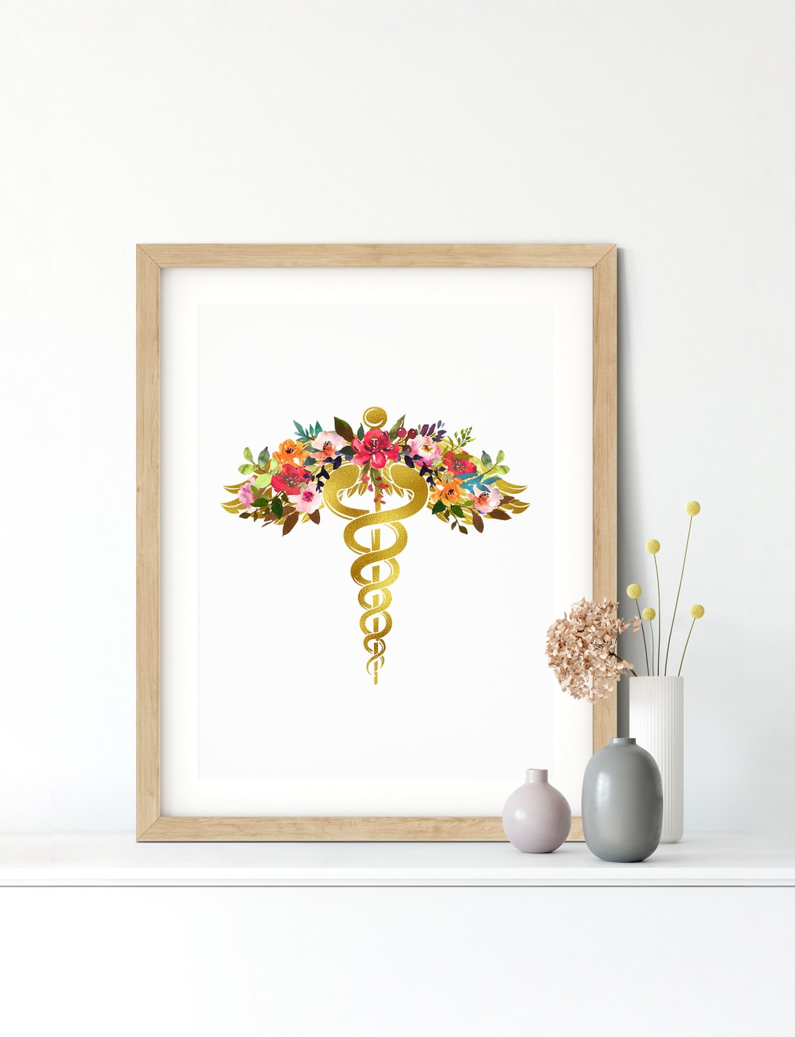 Doctor Office Decor Medical Art Set Doctor Graduation Gift - Etsy
