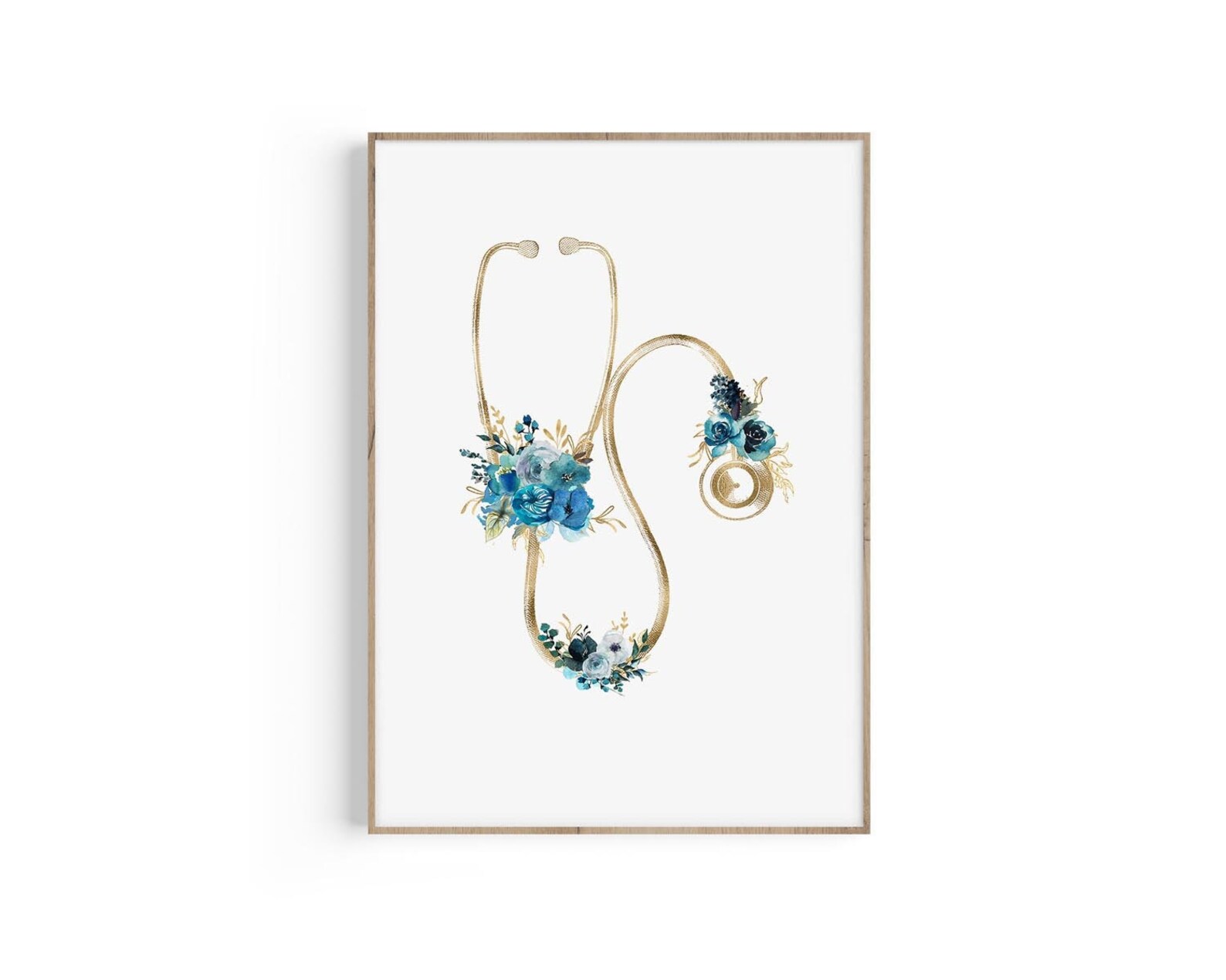 Stethoscope Print Doctor Gift Doctor Office Wall Art Doctor - Etsy