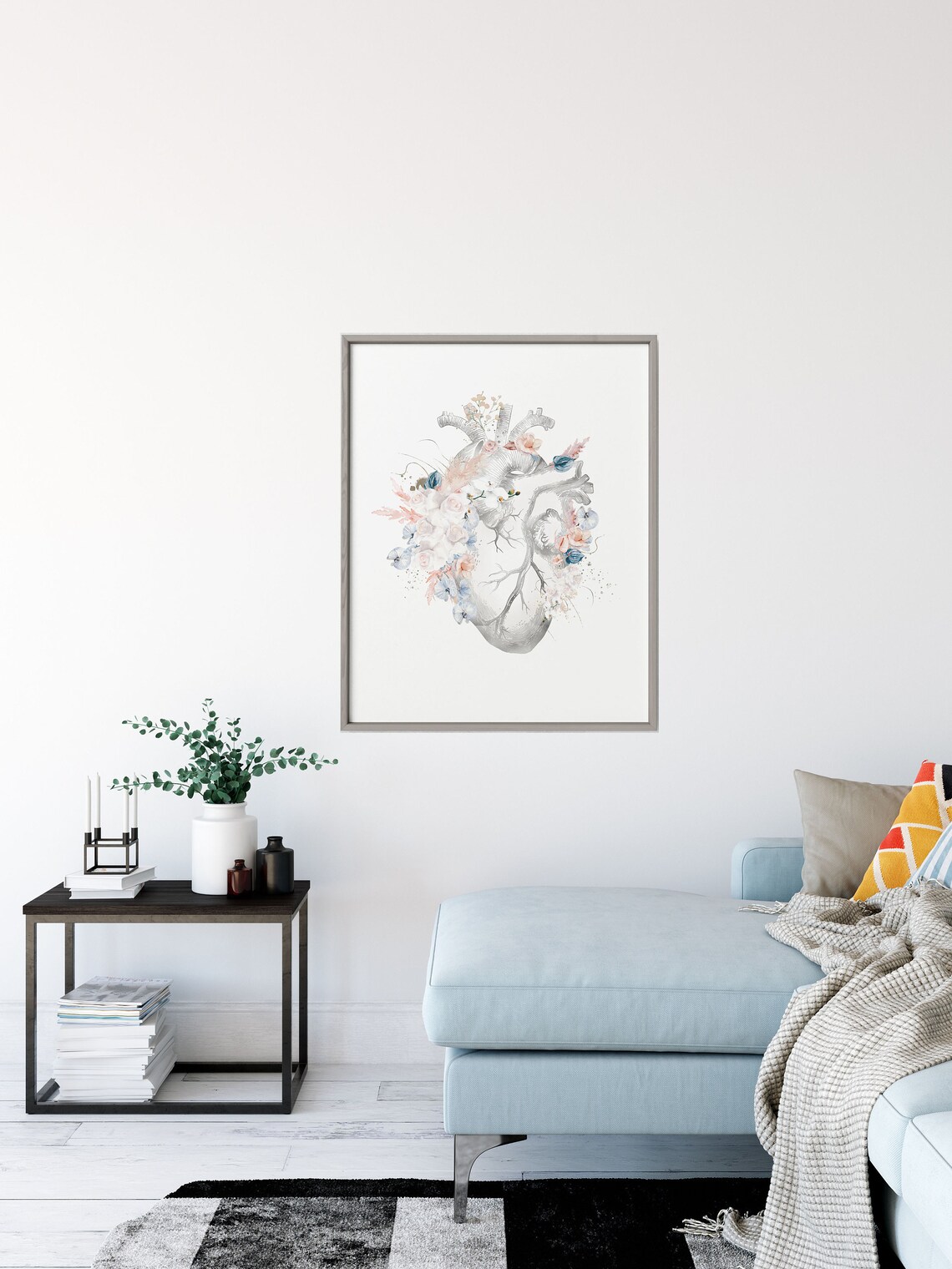 Heart Anatomy Print Heart Anatomy Poster Anatomical Heart | Etsy