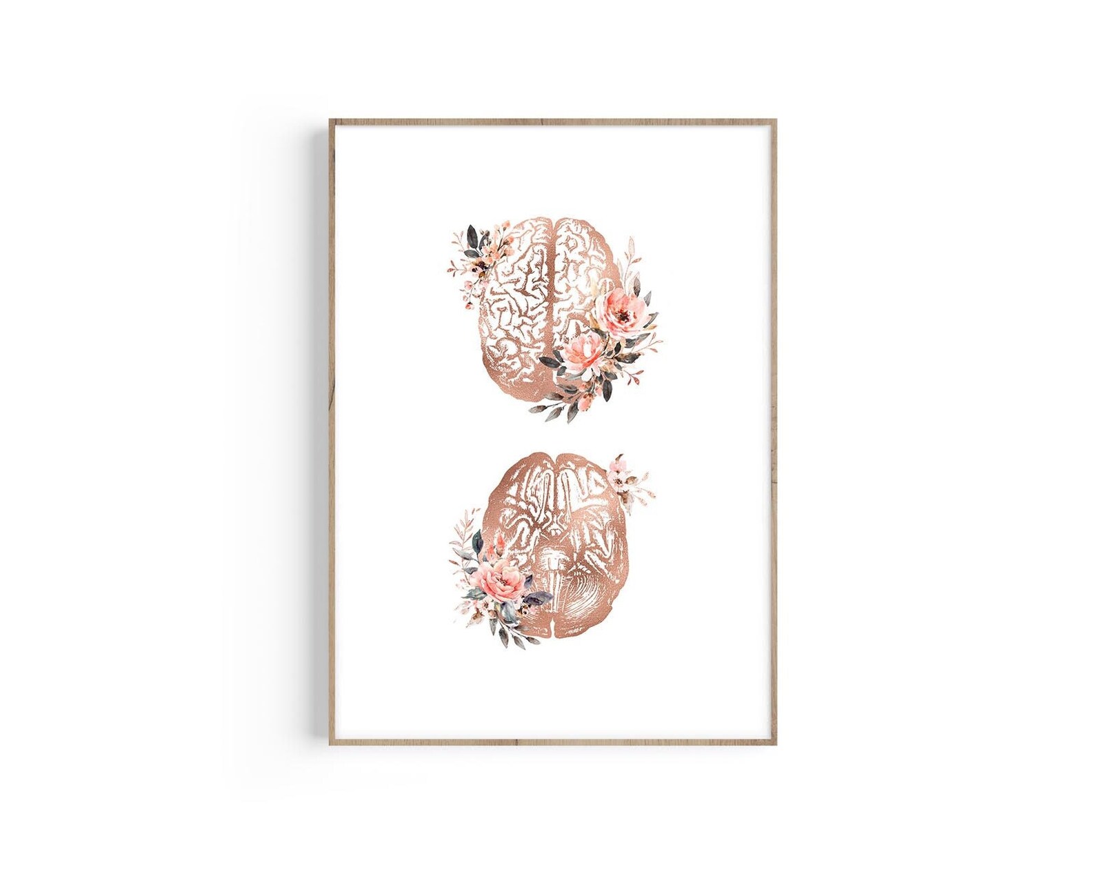 Brain Art Print Psychology Art Brain Anatomy Art Psychology - Etsy