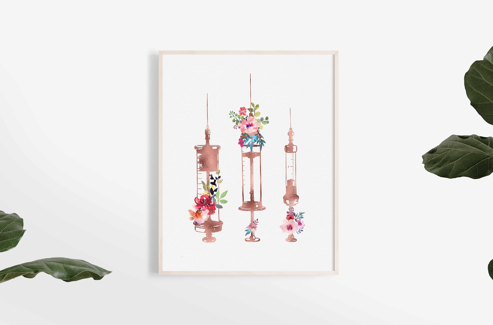 Syringes Print Medical Art Print Nurse Gift Doctor Gift | Etsy