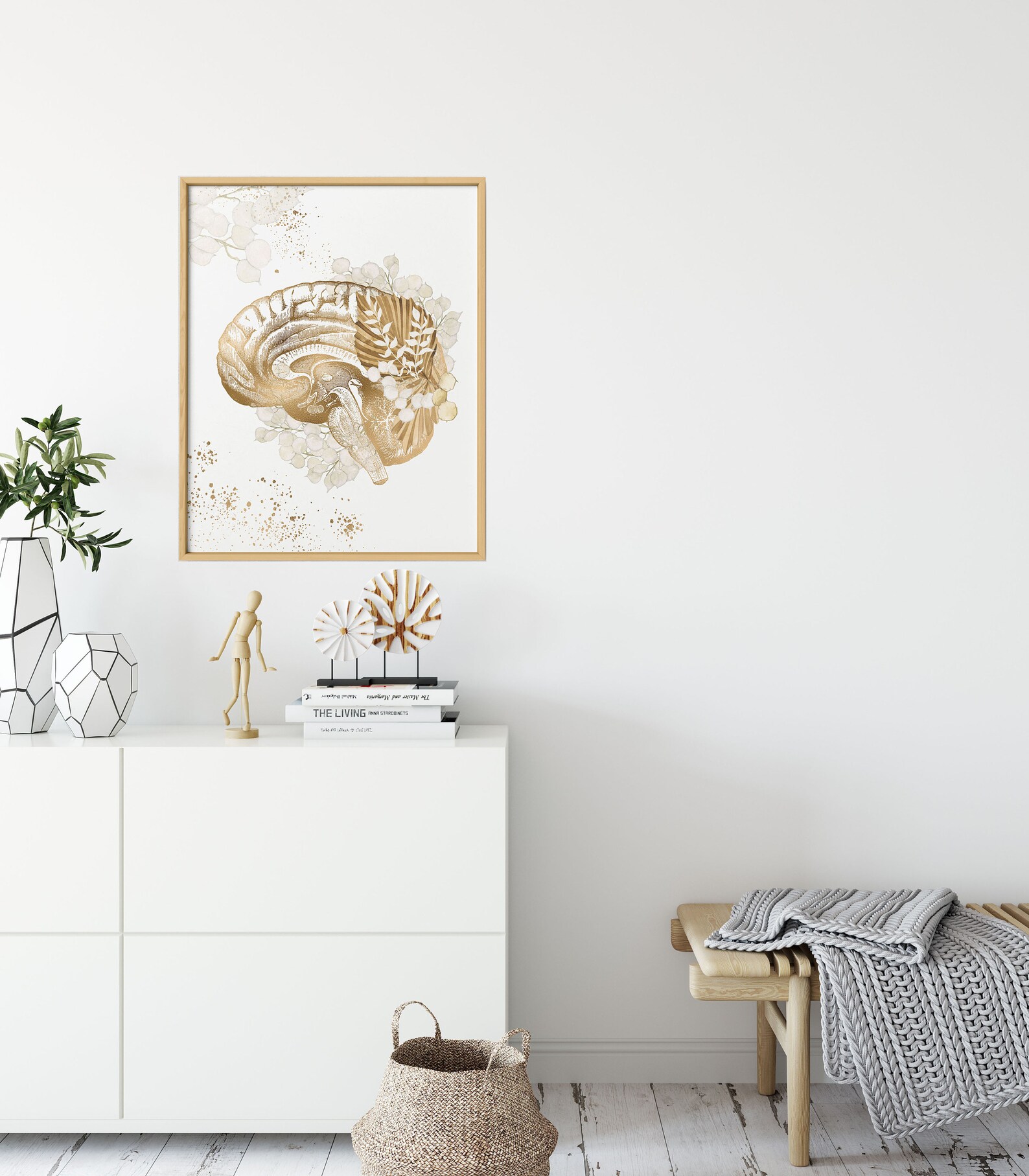 Brain Art Print Psychology Art Brain Anatomy Art Psychology - Etsy
