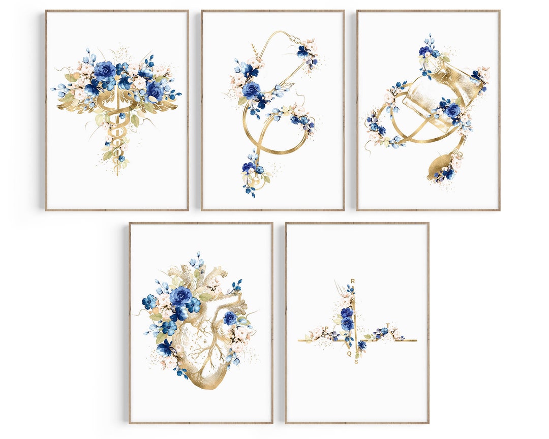 Cardiologist Office Decor Heart Stethoscope EKG Doctor - Etsy