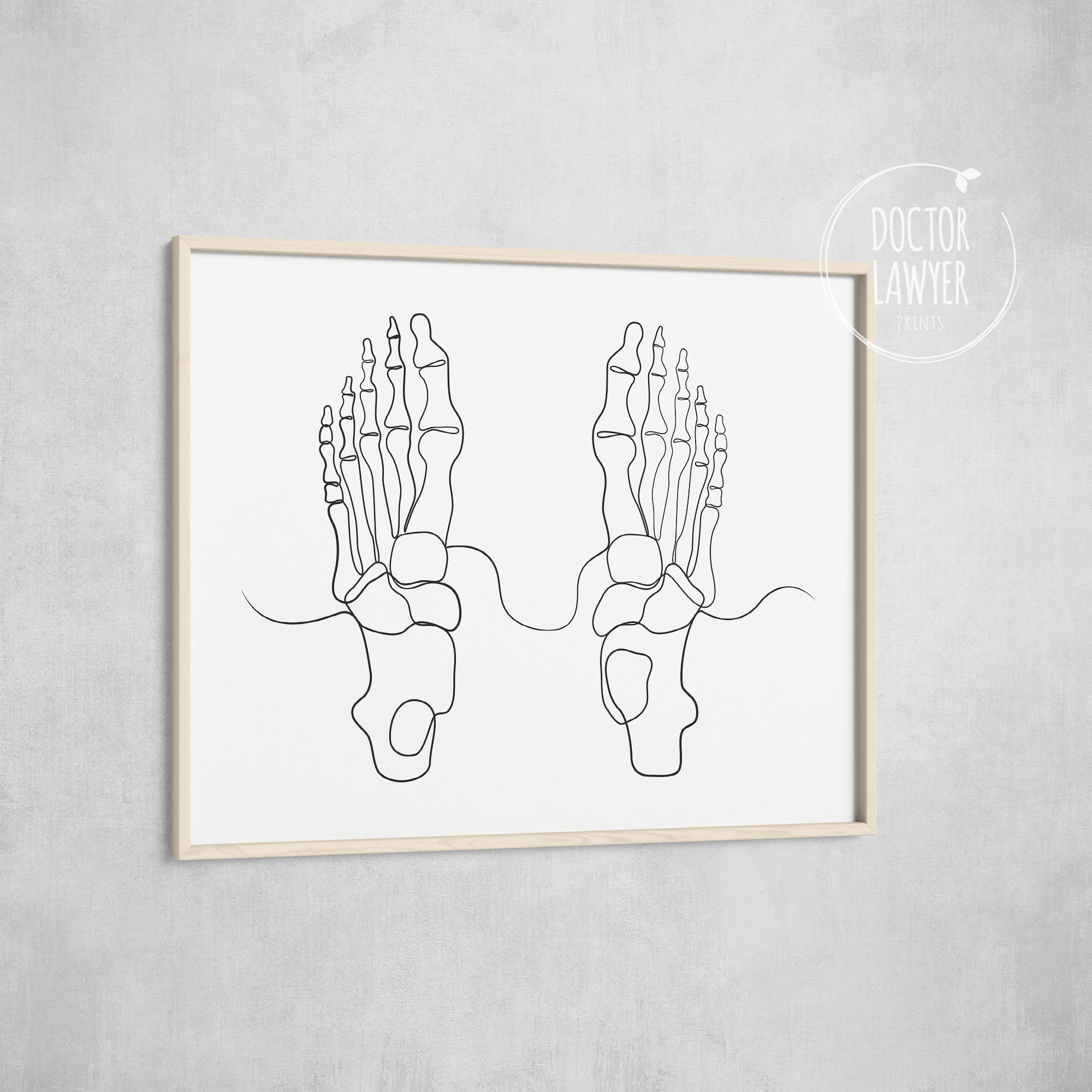 Podiatrist Wall Art Podiatrist Gift DPM Podiatry Office - Etsy