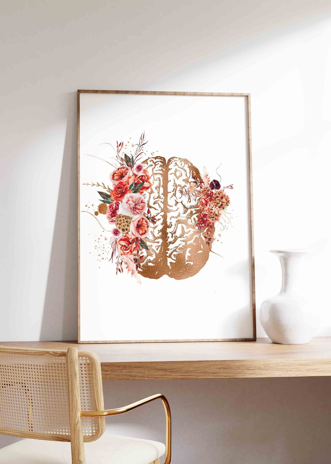 Brain Art Print Psychology Art Brain Anatomy Art Psychology - Etsy