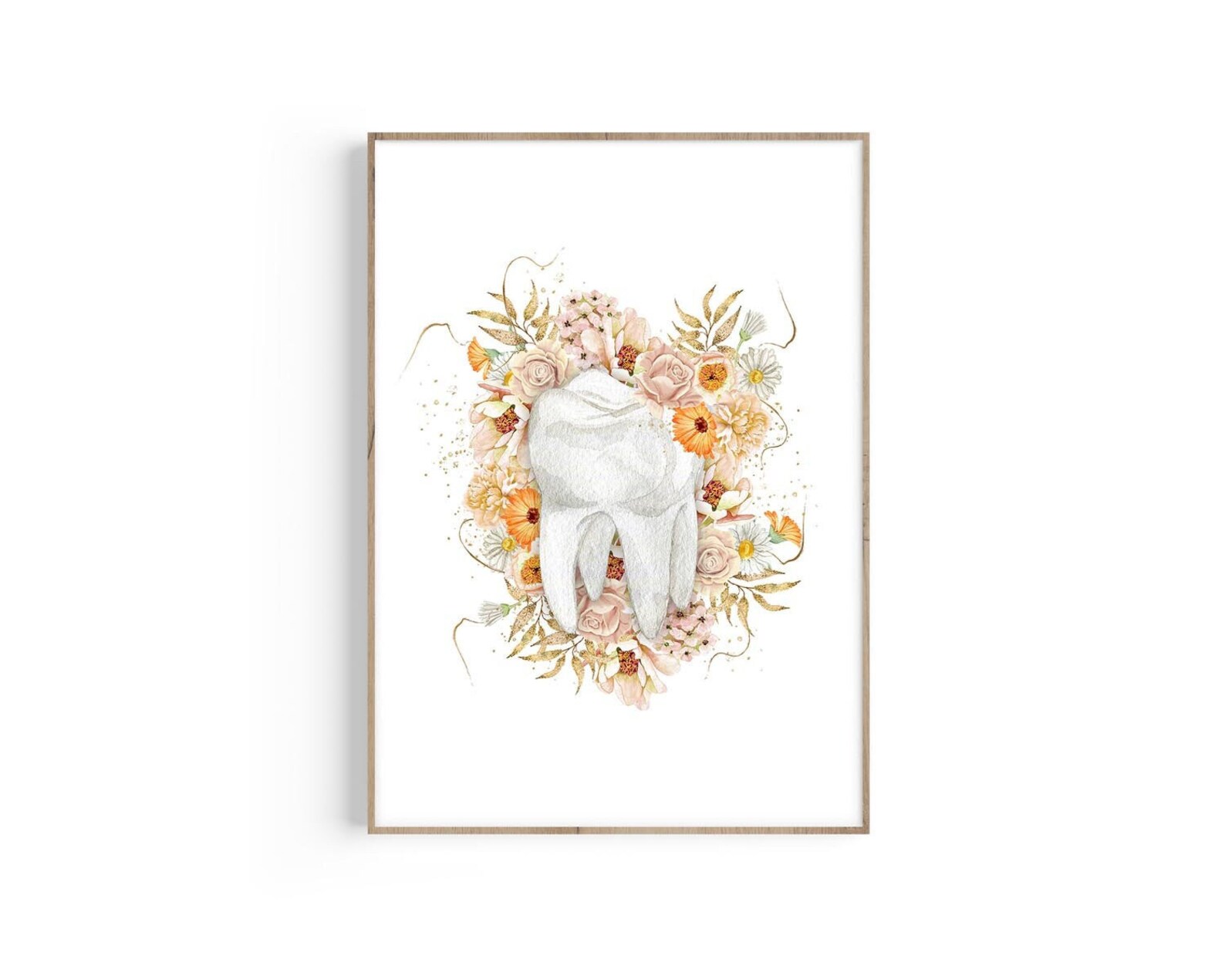 Tooth Vintage Art Dentist Gift Dentist Anatomy Art Dentist - Etsy Australia